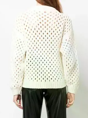 ALYSI Open-knit Crew Neck Jumper