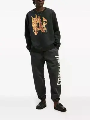 Palm Angels City Washed-effect Track Pants