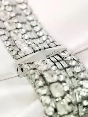 JIMMY CHOO Zandra Clutch - White