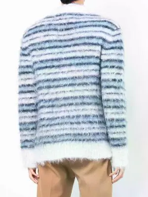 Marni Striped V-neck Cardigan