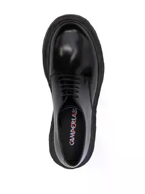 Camper Vámonos Leather Derby Shoes - Black