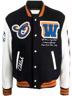 Off-white Fitted Jackets For Men