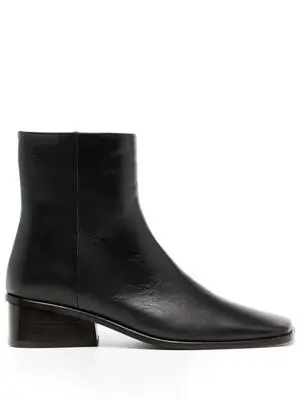 REJINA PYO Rise Leather Ankle Boots