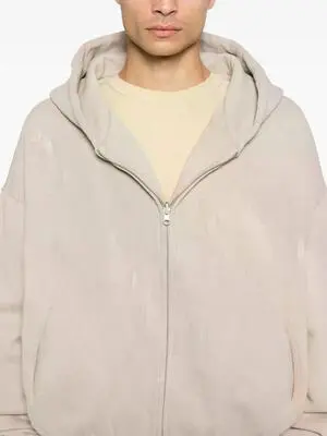 ENTIRE STUDIOS Thermal Zip-up Hoodie - Grey