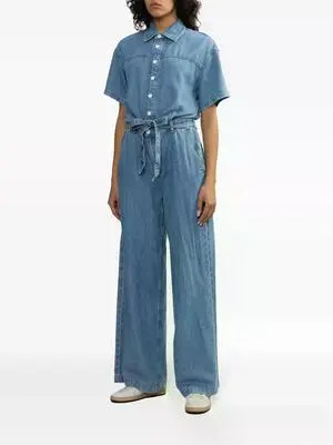 Rag & Bone Belted Denim Jumpsuit