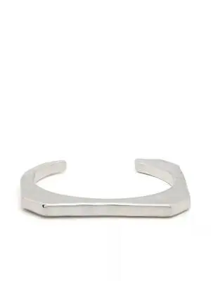 Zadig&Voltaire Geometric-cut Cuff Bangle - Silver