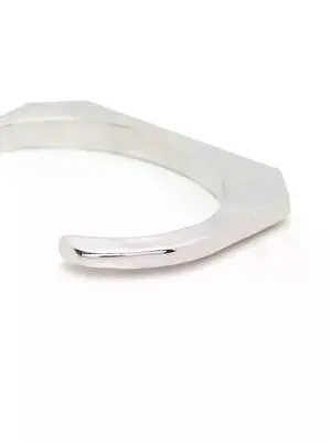 Zadig&Voltaire Geometric-cut Cuff Bangle - Silver