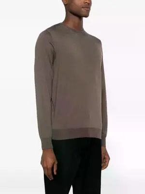 DELL'OGLIO Crew-neck Rib-trim Jumper
