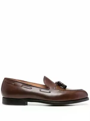 Crockett & Jones Tasseled Leather Loafers