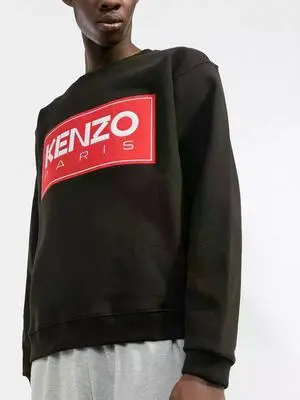 Kenzo Logo-patch Crew-neck Sweatshirt
