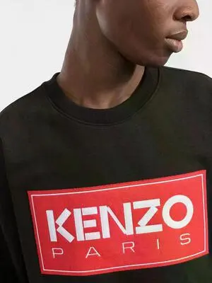 Kenzo Logo-patch Crew-neck Sweatshirt