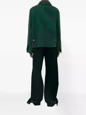 Burberry Equestrian Knight Embroidered Cotton Jacket