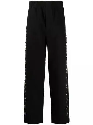 BODE Concord Beaded Cotton Trousers