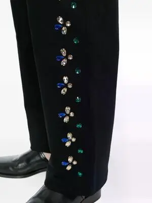 BODE Concord Beaded Cotton Trousers