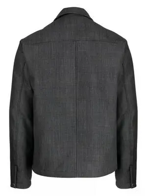 Dunhill Plaid-check Pattern Shirt Jacket