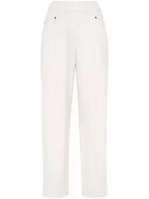 Brunello Cucinelli Straight-leg Cotton Trousers