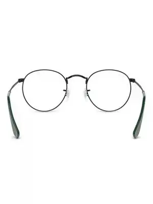 Ray-ban Round-frame Glasses - Black
