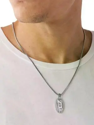 DIESEL® Logo-pendant Necklace