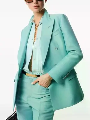 TOM FORD Plissé-detail Silk Shirt