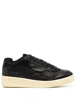 JIL SANDER Basket Low-top Sneakers - Black
