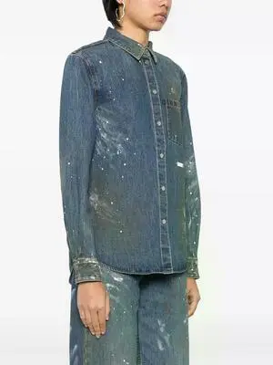 Helmut Lang Painted Denim Shirt