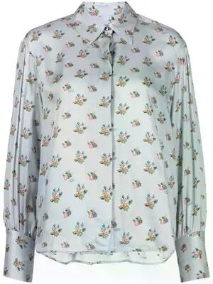 Maison Kitsune Curved Hem Shirts For Women