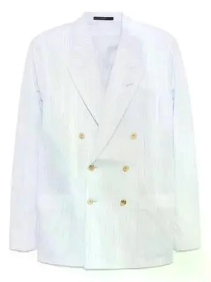 Paul Smith Striped Blazer - Blue
