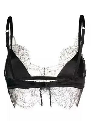 Dolce & Gabbana Lace-trim Satin Bra