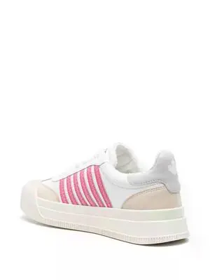Dsquared2 Striped Lace-up Sneakers