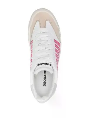 Dsquared2 Striped Lace-up Sneakers