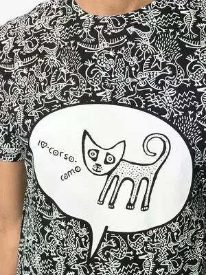 10 CORSO COMO Graphic Print Short-sleeved T-shirt