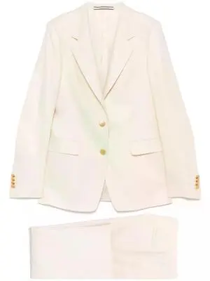 Tagliatore Linen Suit Neutrals