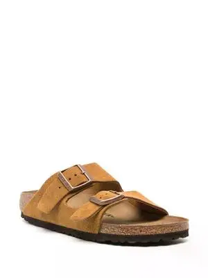 BIRKENSTOCK Arizona Buckle Strap Sandals - Brown