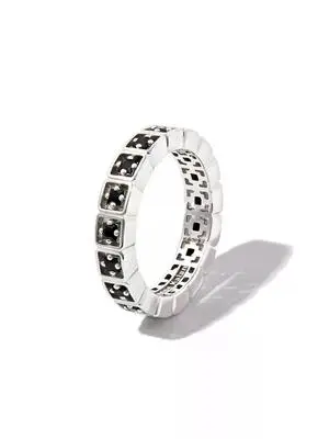 SUZANNE KALAN 18kt White Gold Mini Sapphire Ring