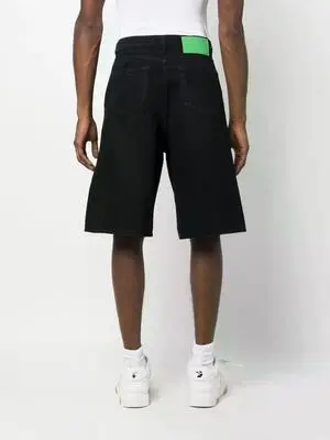 Off-White Wide-leg Denim Shorts