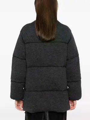 P.a.r.o.s.h Wool Puffer Coat - Grey
