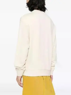 Maison Kitsuné Sunflower Motif Long-sleeve Sweater