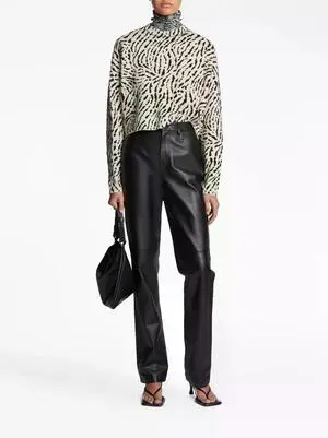 Proenza Schouler White Label Animal-pattern Jacquard Jumper