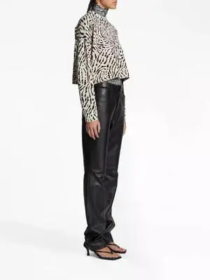 Proenza Schouler White Label Animal-pattern Jacquard Jumper