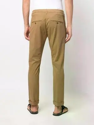 DONDUP Slim-cut Chino Trousers - Neutrals