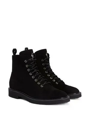 GIUSEPPE ZANOTTI Chris Low Lace-up Ankle Boots