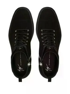 GIUSEPPE ZANOTTI Chris Low Lace-up Ankle Boots