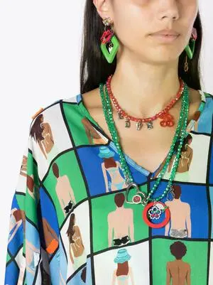AMIR SLAMA Beaded Necklace Set