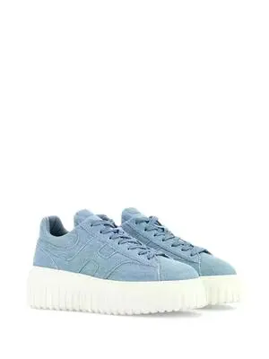 Hogan H-stripe Denim Sneakers