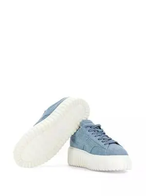 Hogan H-stripe Denim Sneakers