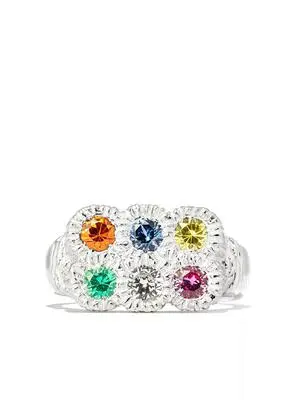 BLEUE BURNHAM Sterling Flowers Grow Together Sapphire Ring