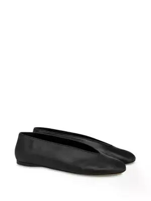Moschino Leather Ballerina Shoes