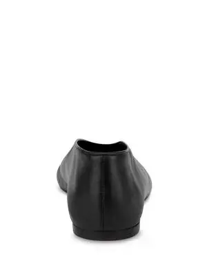 Moschino Leather Ballerina Shoes
