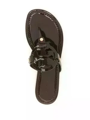 Tory Burch Miller Leather Sandals - Brown