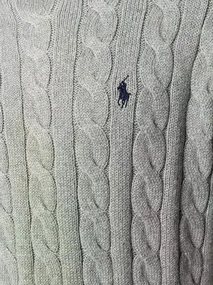 Polo Ralph Lauren Cable Knit Sweatshirt - Grey